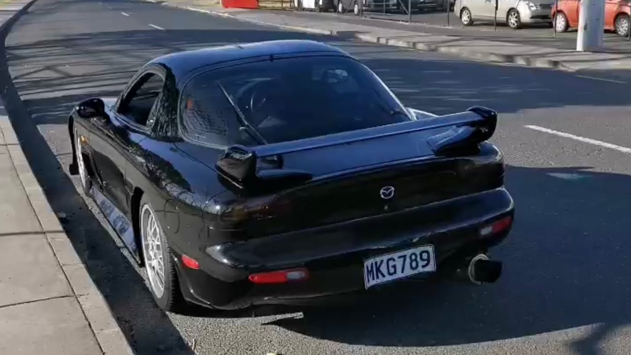 1998 Mazda RX-7 FD3S Rear View Full Throttle Acceleration Sound - YouTube