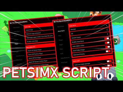[UPDATED] Pet Simulator X Script Hack / GUI | Auto Farm | Open All Eggs + Enchant | GET HUGES ...