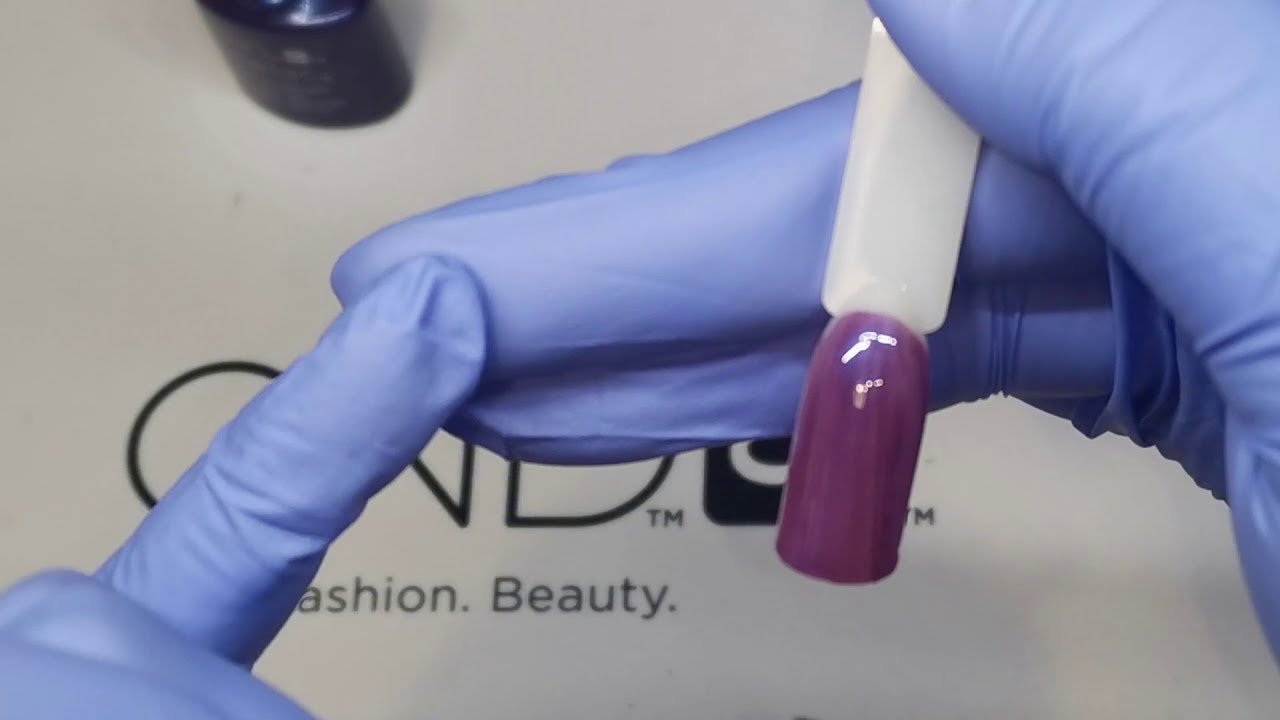 CND Shellac Eternal Midnight - YouTube