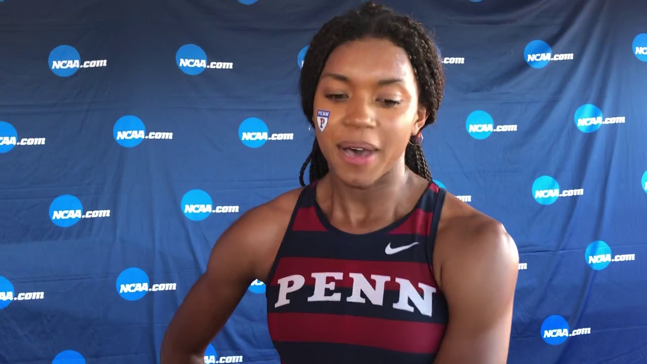 Nia Akins talks after finishing second in 800 at 2019 NCAA outdoors ...