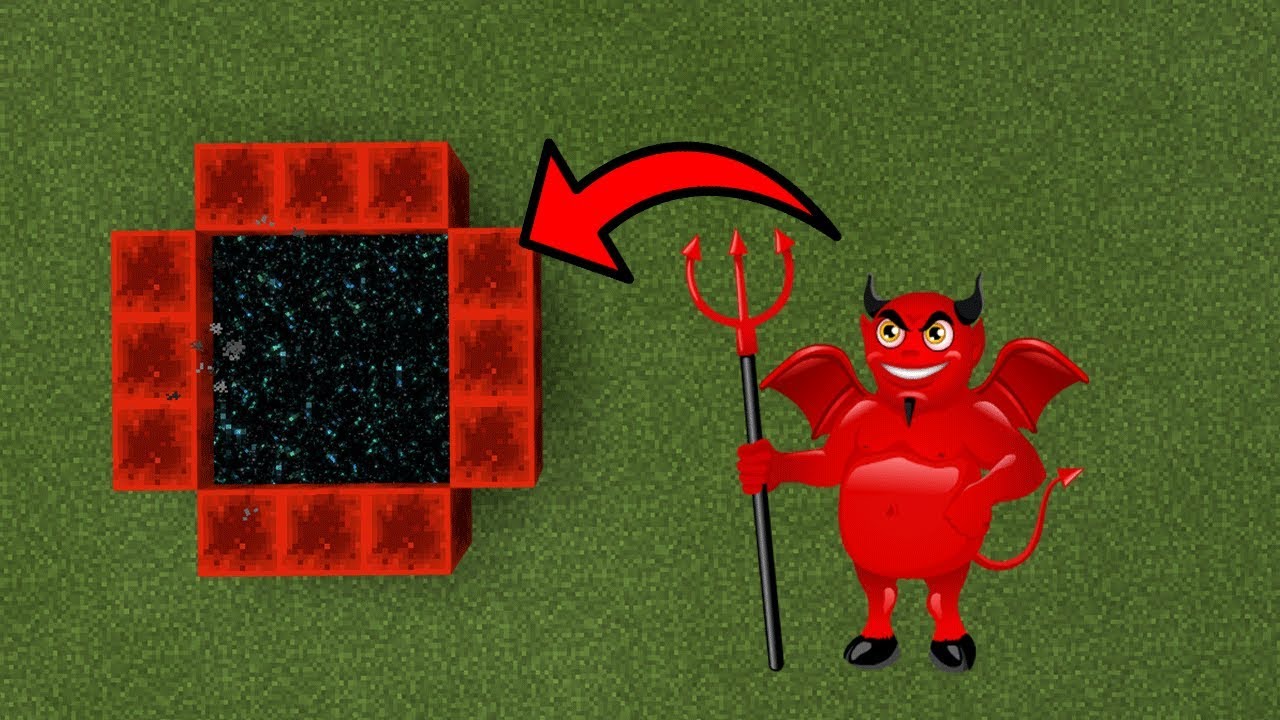 How To Make a Portal to the Devil Dimension in MCPE (Minecraft PE ...