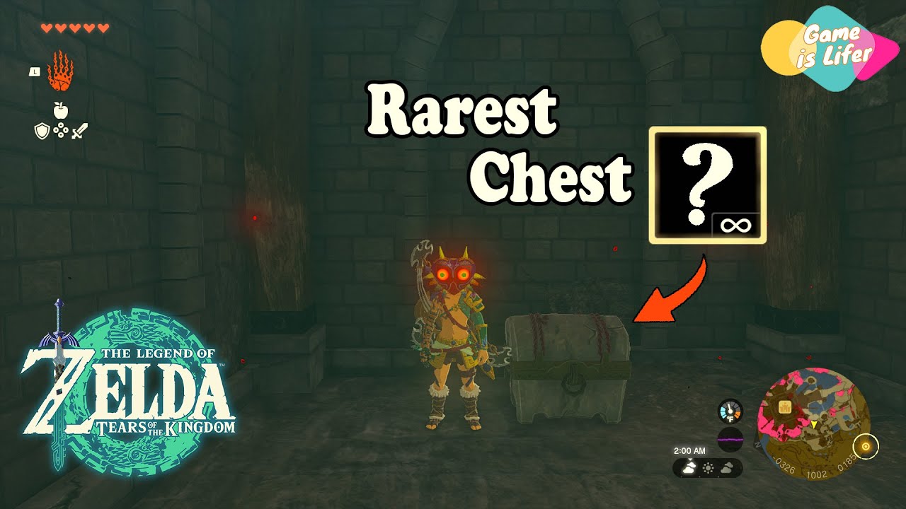 The SECRET CHEST Beneath The Hyrule Castle Revealed in Zelda Tears of ...