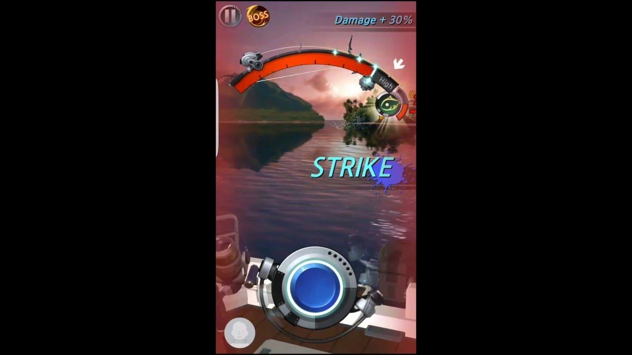 Fishing Hook game for Android. Boss Fish at Coral Sea. - YouTube