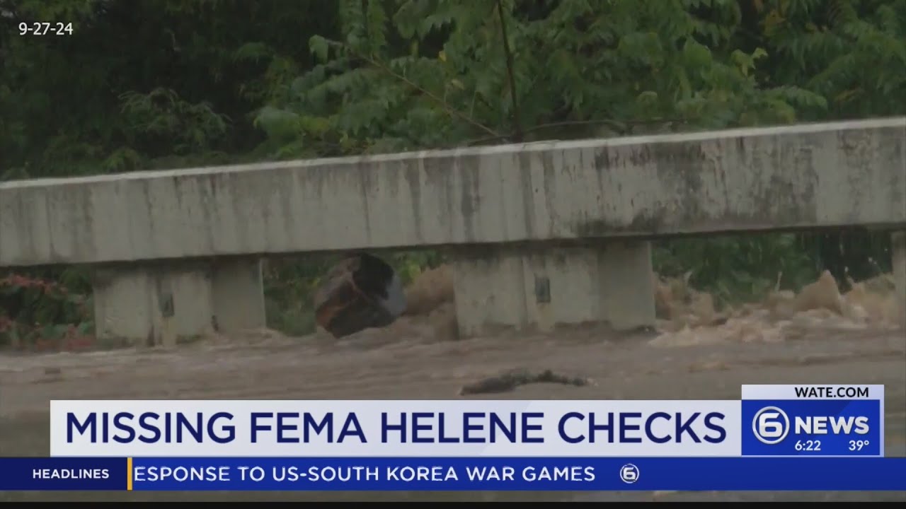 Reports of missing FEMA checks after Helene - YouTube