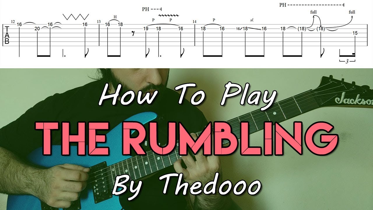 How To Play "The Rumbling" By SiM - Thedooo's Cover Arrangement ...
