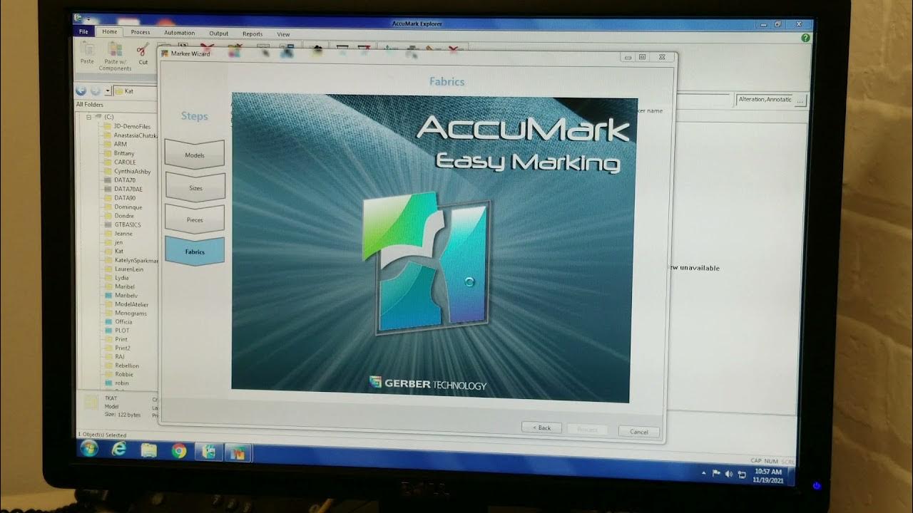 Gerber Accumark 101: Making a Marker - YouTube