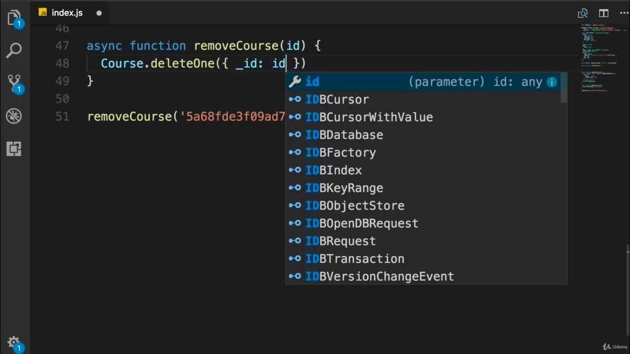 Node.js #94 - Removing Documents (read desc) [By Mosh Hamedani] - YouTube