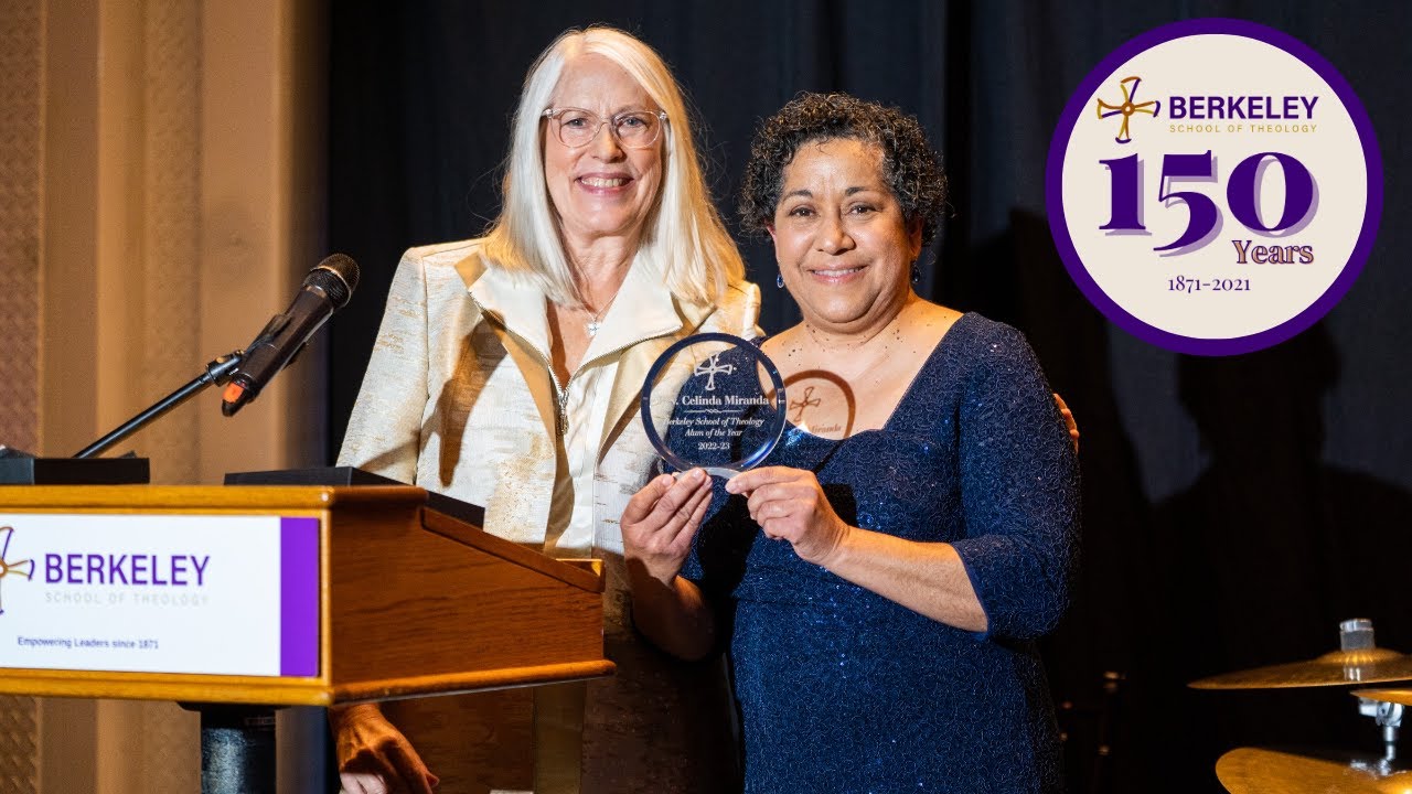 Rev. Celinda Miranda awarded Alum of the Year - YouTube