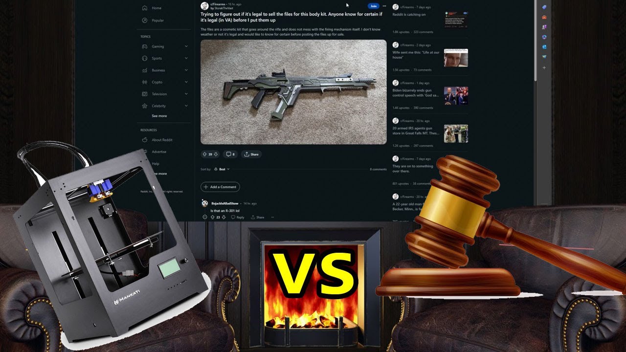 FDM printing and bad legal advice - YouTube
