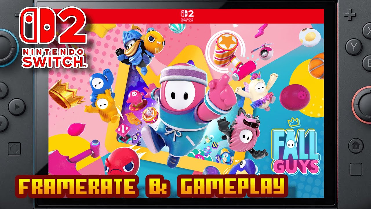 Fall Guys - (Nintendo Switch 2) - Framerate & Gameplay (Epic Victory by ...