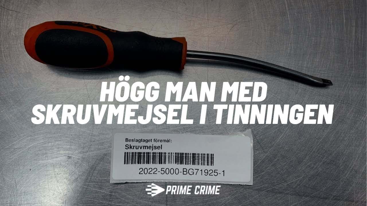 HÖGG MAN MED SKRUVMEJSEL I TINNINGEN | HELA RÄTTEGÅNGEN - YouTube