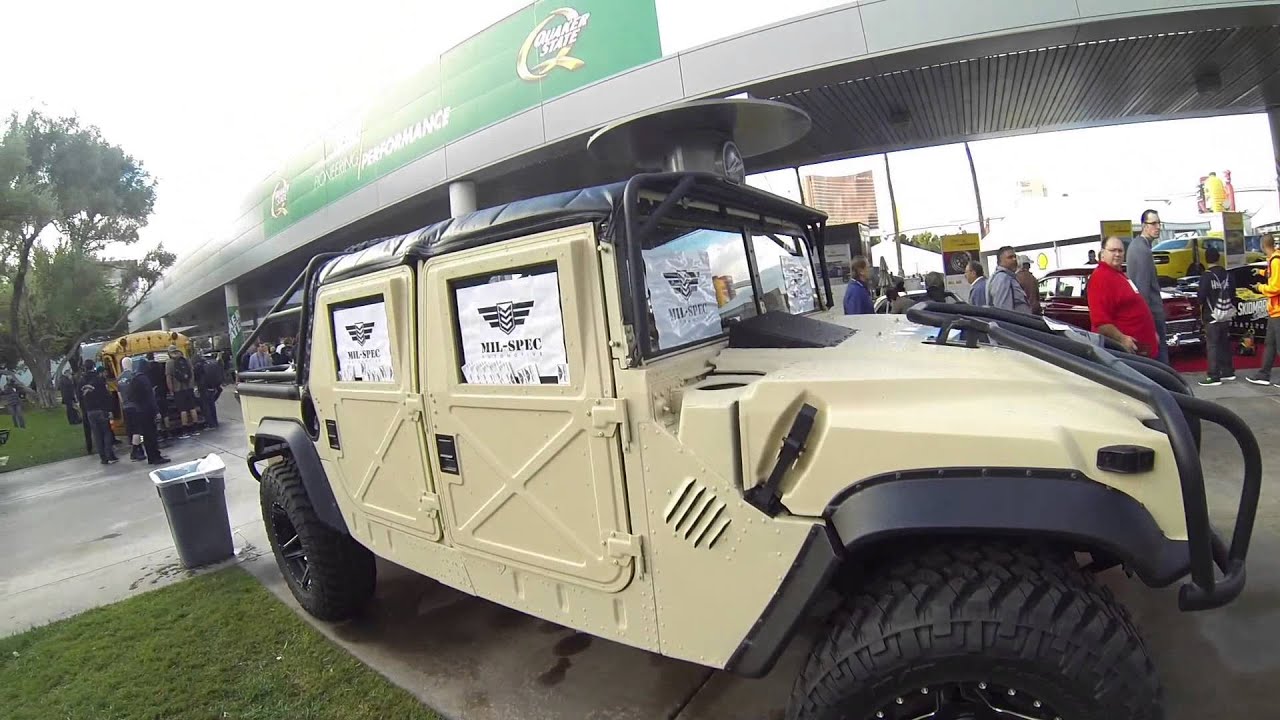 {mil spec auto} H1 Hummer with a 6.6L Duramax Diesel conversion :SEMA ...