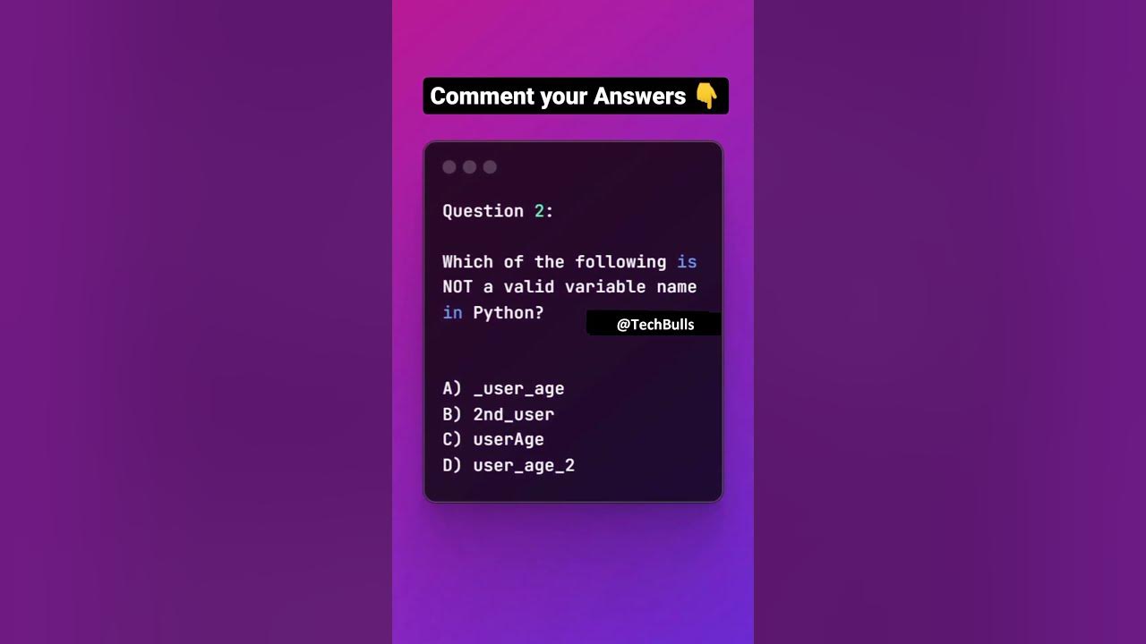 What Will Be The Output Of This Code ππ‘ Python Codingchallenge Coding Programming Youtube