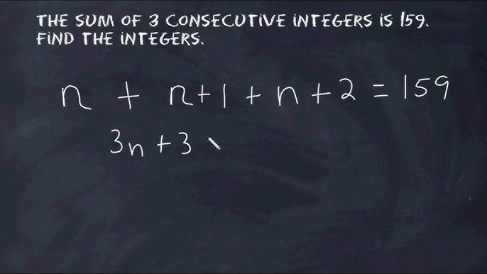 What Are Consecutive Integers? (Simply Explained With 11, 43% OFF What Are Consecutive Integers? (Simply Explained With 11, 43% OFF
