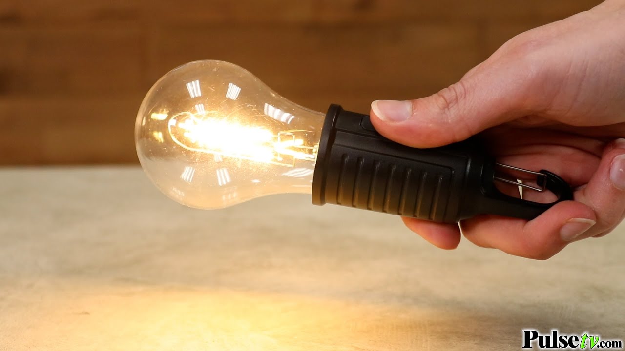 2-Pack of Vintage-Edison Style Rechargeable Clip-On Light Bulb - YouTube
