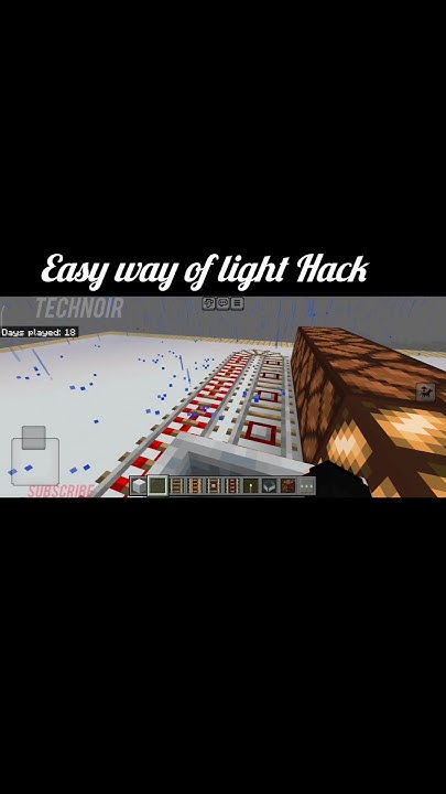Minecraft easy light Hack#Mcpe#minecraft#gaming#shorts - YouTube
