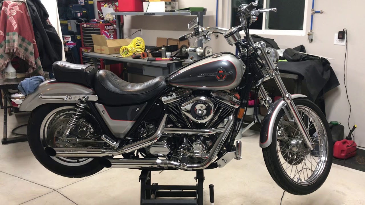 1993 Harley FXLR FOR SALE $8000 - YouTube