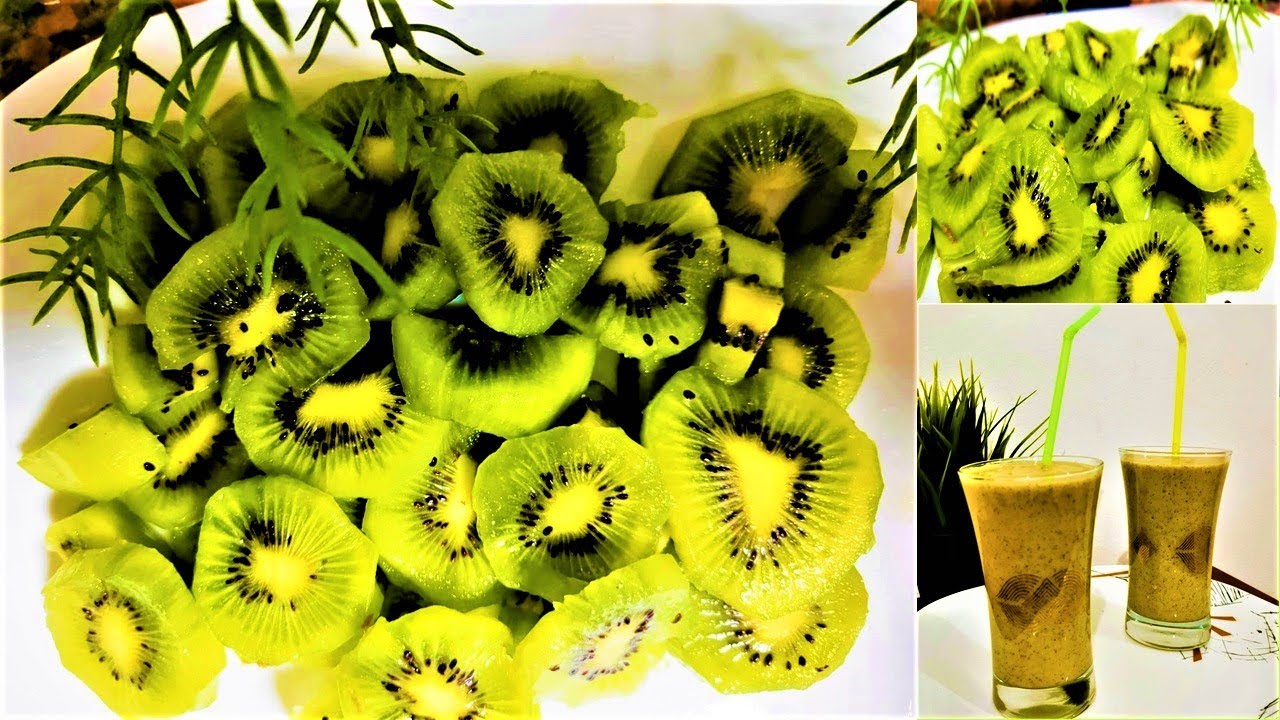 Kiwi Banana Smoothie | Healthy Kiwi Juice | Aafi Flavour - YouTube