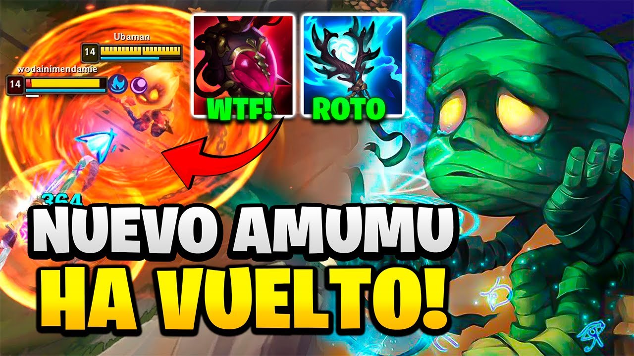 😱¡JUEGO LA NUEVA BUILD DE AMUMU AP! ¡Ha Vuelto Más Roto Que Nunca ...