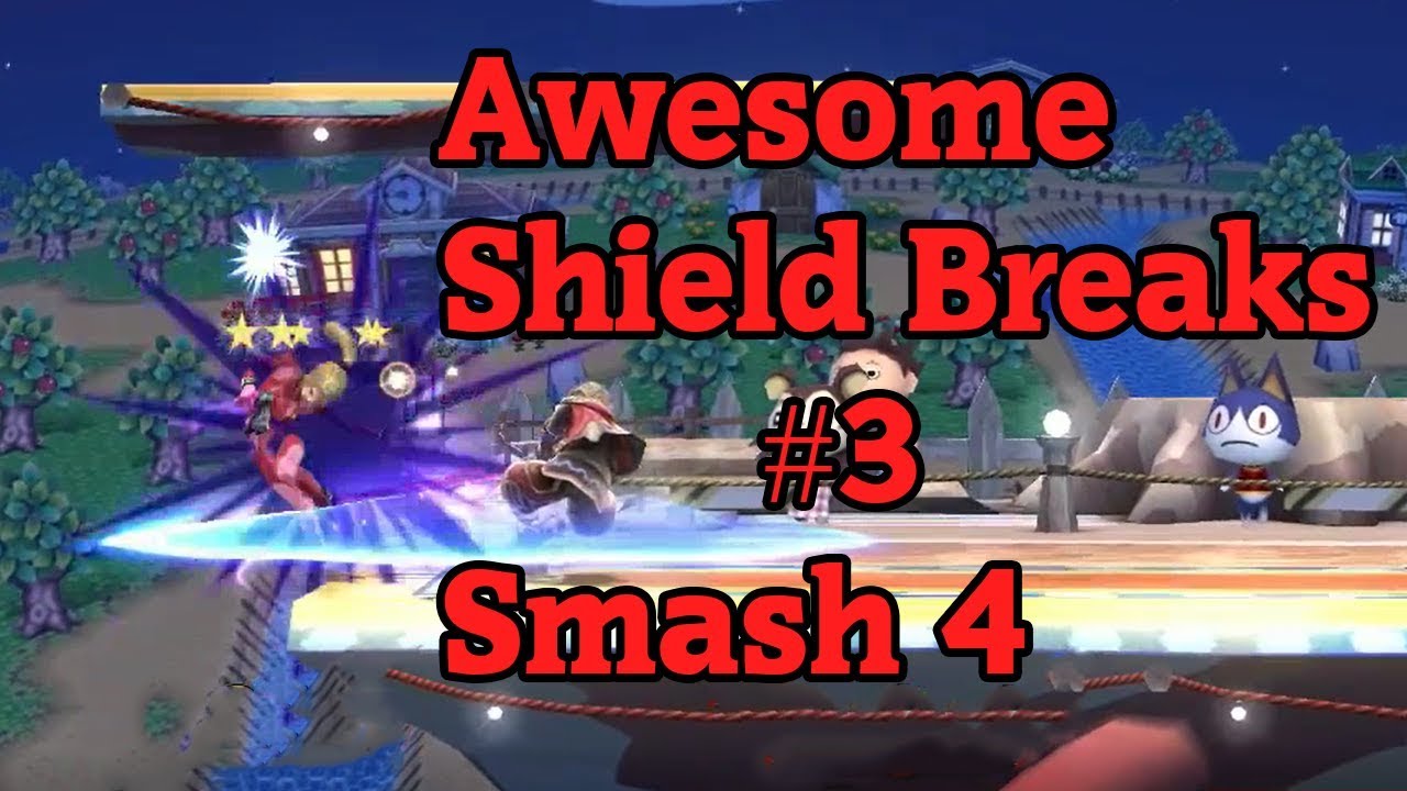 Awesome Shield Breaks in Smash 4 #3 - YouTube