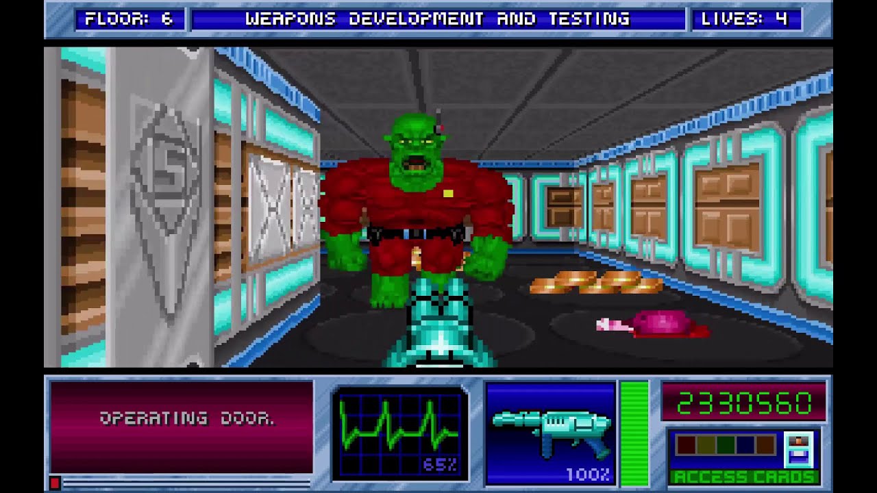 Blake Stone: Aliens of Gold - Episode 2: Floating Fortress - Floor 6 ...