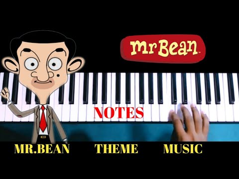 Mr.Bean bgm| animated series theme | piano notes | piano cover ...