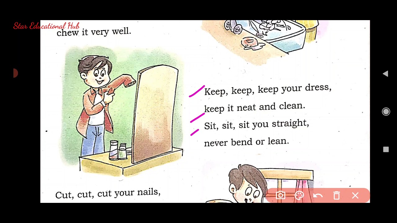 Class-3; English; Lesson-13{Clean, Clean, Clean Your Body); Poem ...