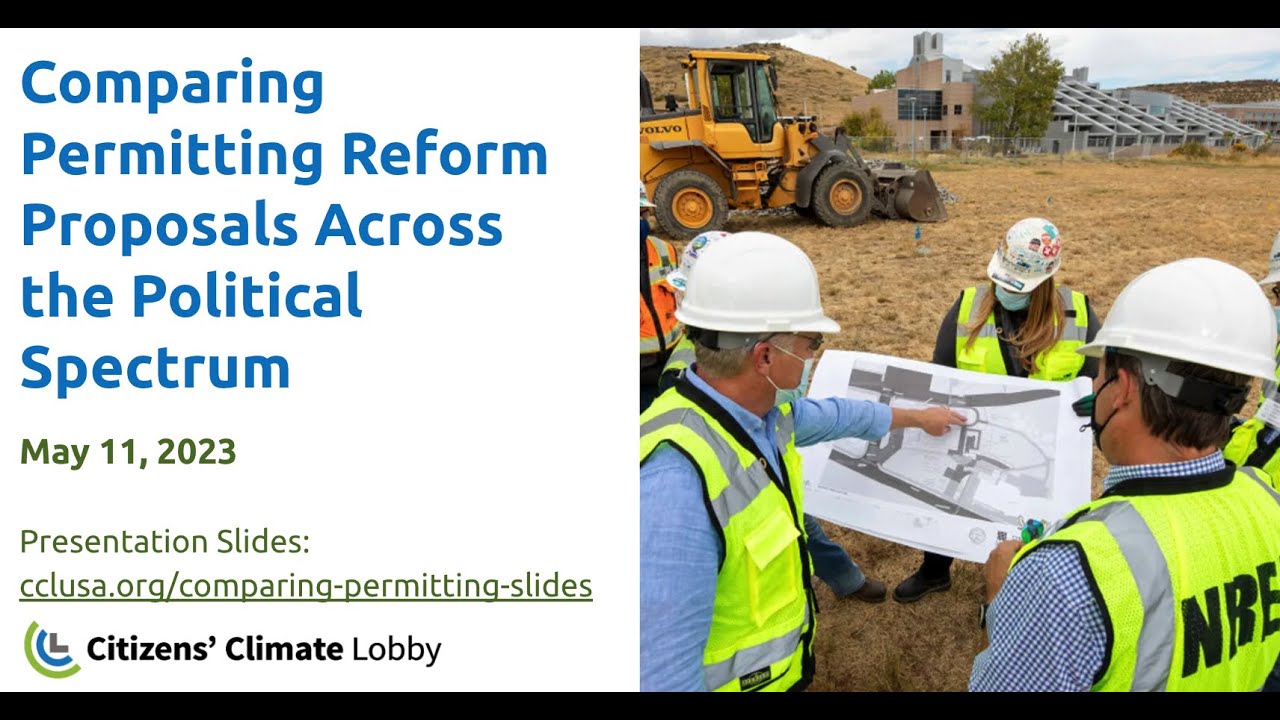 CCL Training: Comparing Permitting Reform Proposals Across the ...