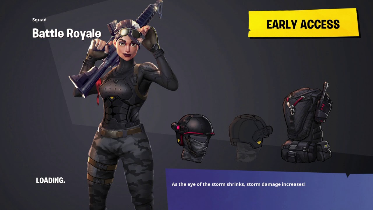 Fortnite save the world skin in battle royal - YouTube