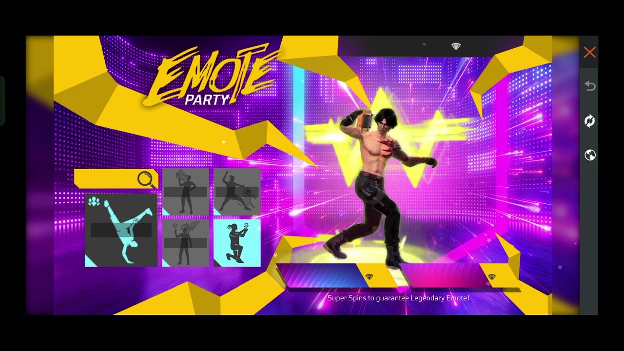 Free fire emote party 🔥|| Rose emote kitna diamond lagega || Rose emote ...