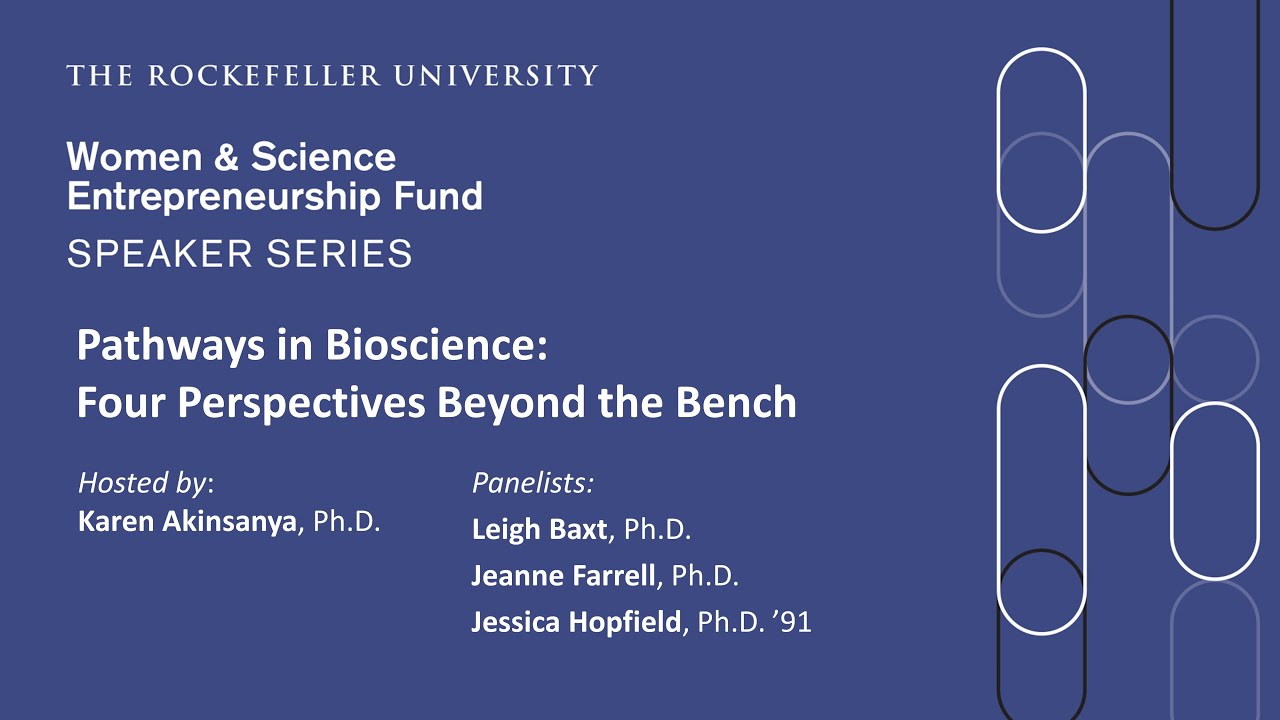 Pathways in Bioscience: Four Perspectives Beyond the Bench - YouTube