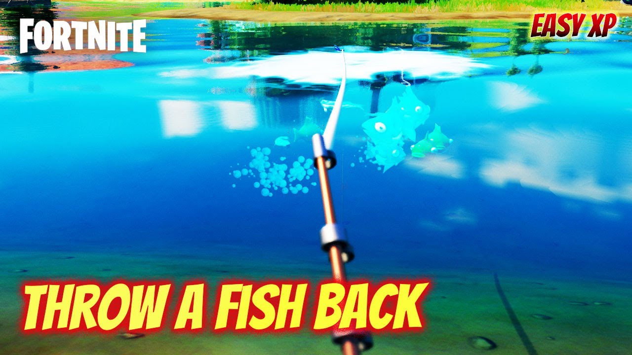 Throw a Fish Back in the Water - Fortnite - YouTube