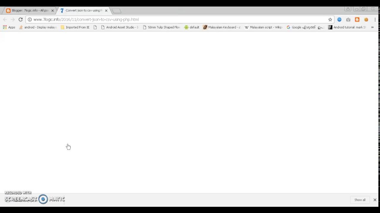 Convert json to csv using PHP - YouTube
