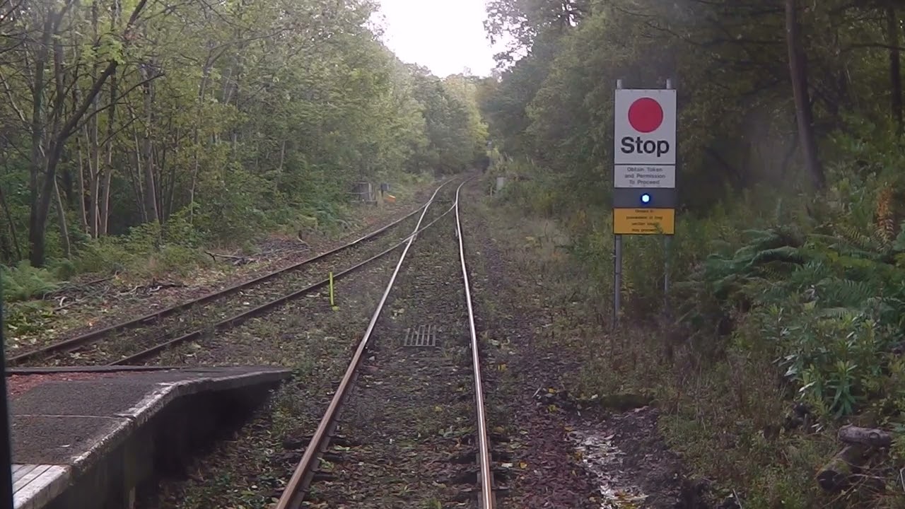 West Highland Line RETB token exchange - YouTube