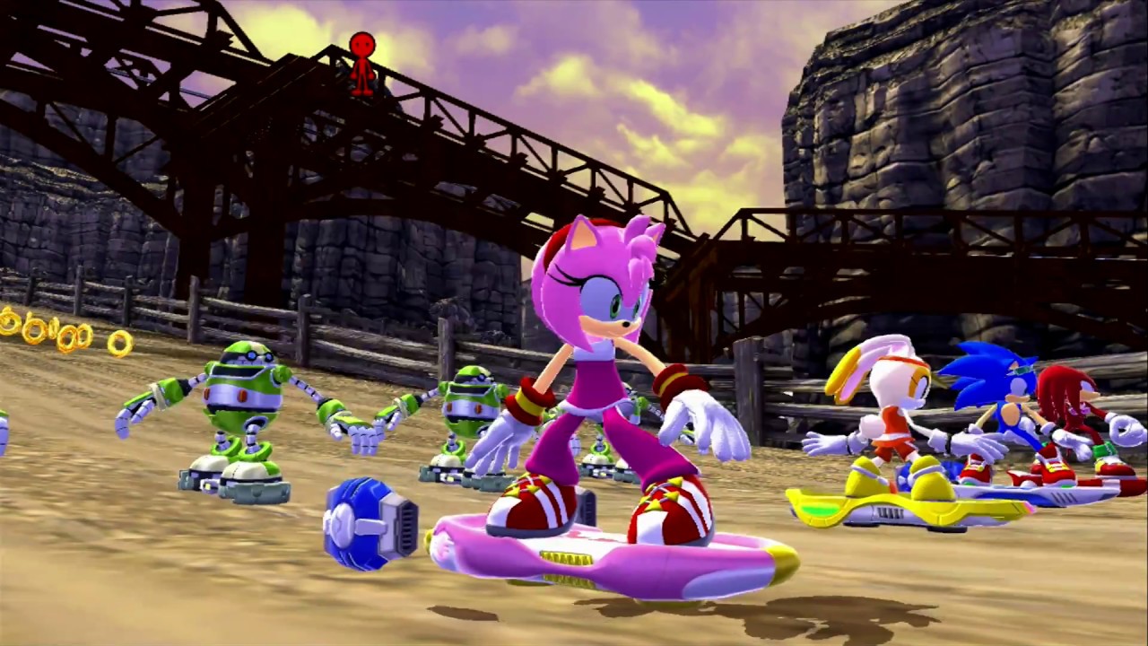 Sonic Free Riders - Team Rose Story Part 1 - YouTube