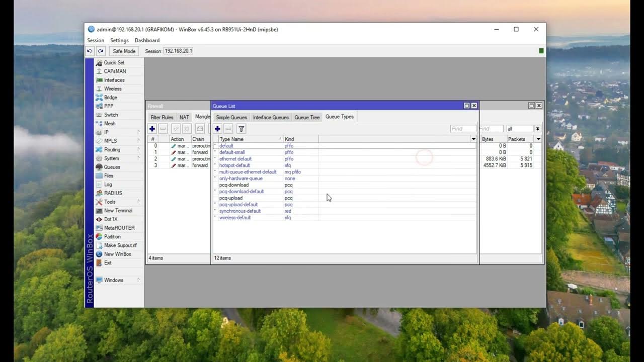 Tutotial Membagi Bandwidth Mikrotik dengan Queue Tree | Konfigurasi Firewall Mangle - YouTube