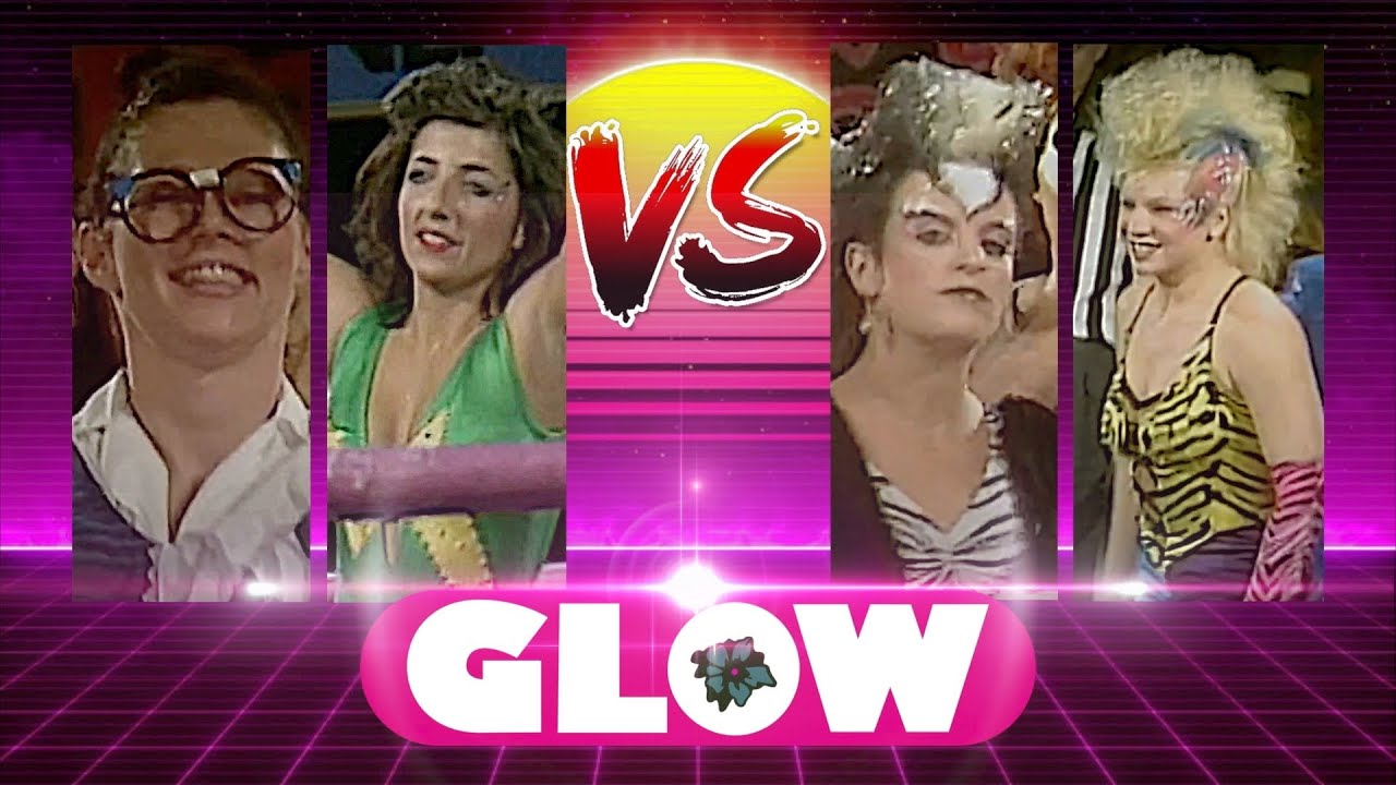 GLOW Wrestling Lightning and Zelda vs Stinky and Sneaky - YouTube