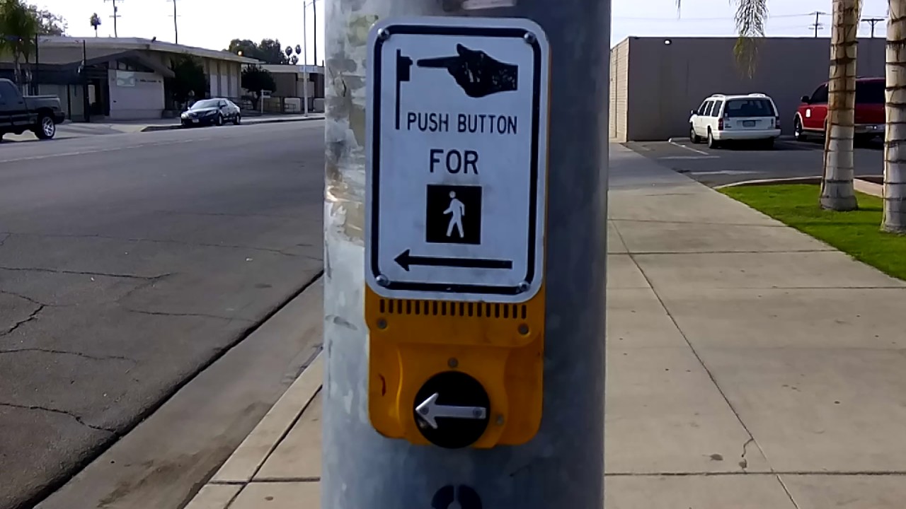 Campbell APS Pedestrian Pushbutton - YouTube