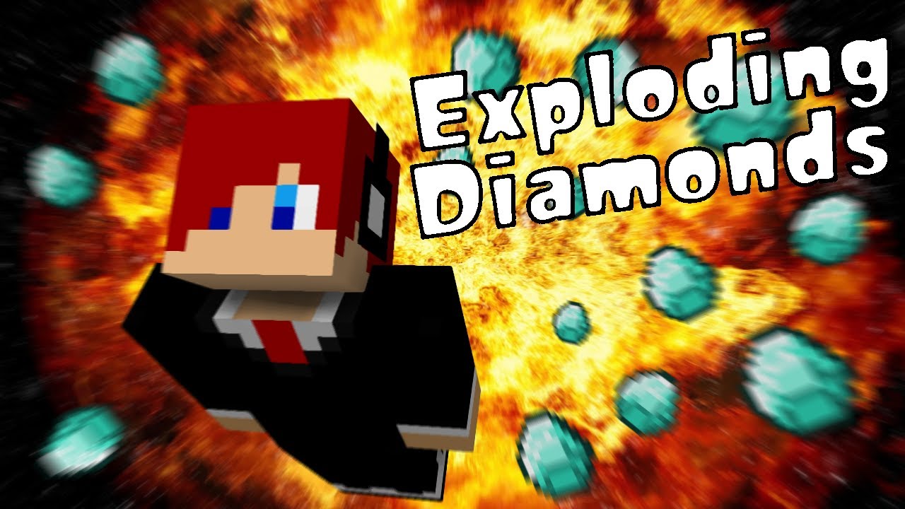 Exploding Diamonds (Minecraft Machinima) - YouTube