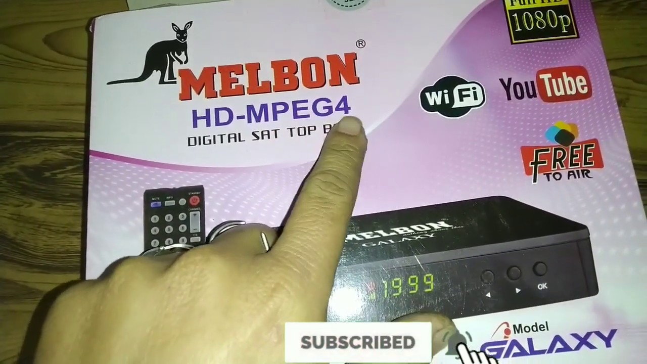 MELBON GALAXY HD SET TOP BOX FREE TO AIR UNBOXING NEW BOX - YouTube