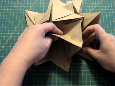 Floripon Fractal - Roman Diaz - ORIGAMI TUTORIAL - YouTube