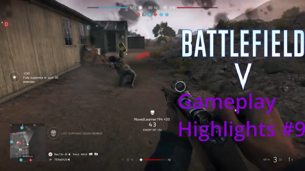 Battlefield V Xbox Gameplay Highlights #9 - YouTube