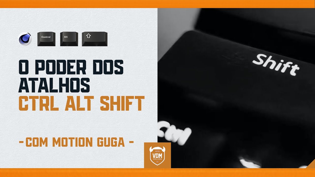 O poder dos atalhos usando CONTROL ALT SHIFT [Cinema 4d]+[DICA BONÚS] - ft.MotionGuga - YouTube