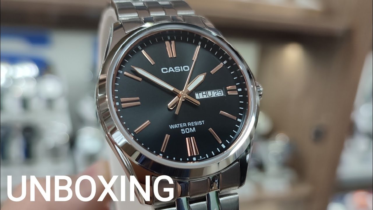 UNBOXING CASIO MTP-1335D-1A2 - YouTube