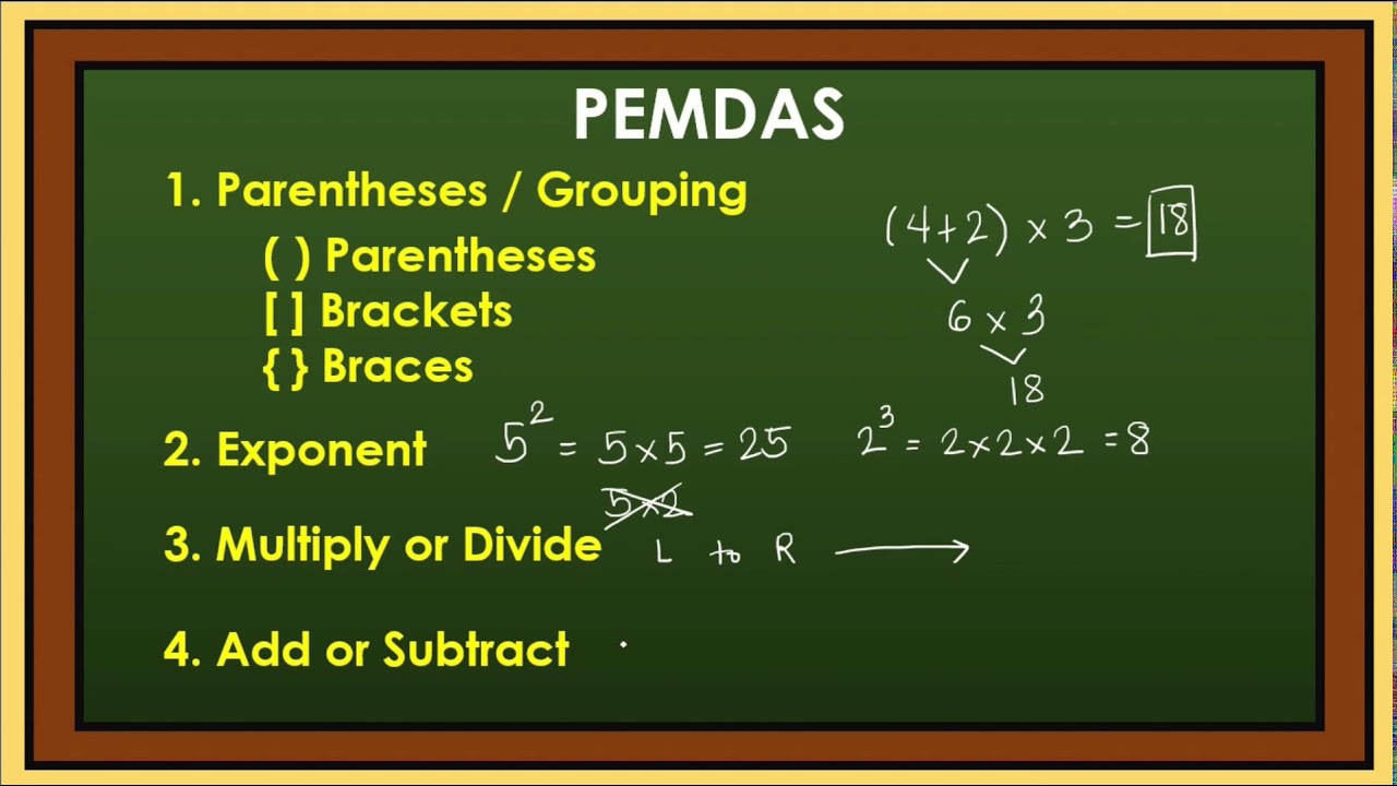 PEMDAS - YouTube