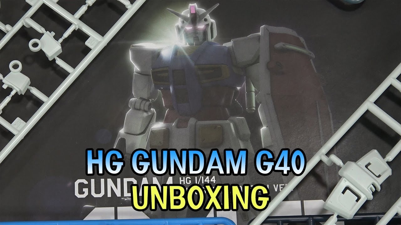 [UnBoxing] HG 건담 G40 내용물 살펴보기! - YouTube