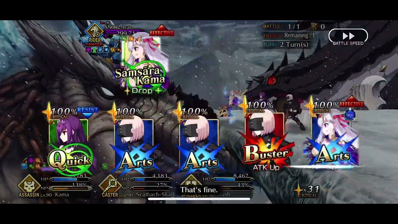 [FGO NA] Kama vs Ivan the terrible - YouTube