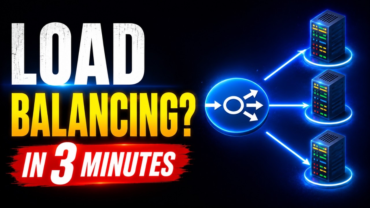 How Web Servers Distribute Traffic (Load Balancing Explained) - YouTube