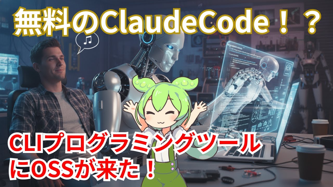 Claude Code代替！無料OSSコーディングAI「OpenCode」とは！？ - YouTube