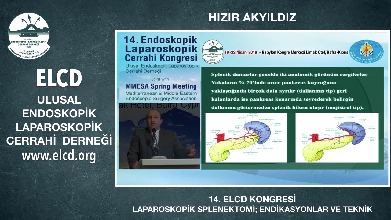 LAPAROSKOPİK SPLENEKTOMİ; ENDİKASYONLAR VE TEKNİK - YouTube